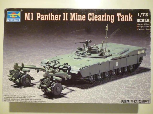 1:72 M1 PANTHER II Mine Clearing Tank (Trumpeter #07280) – OVP, Rarität ...