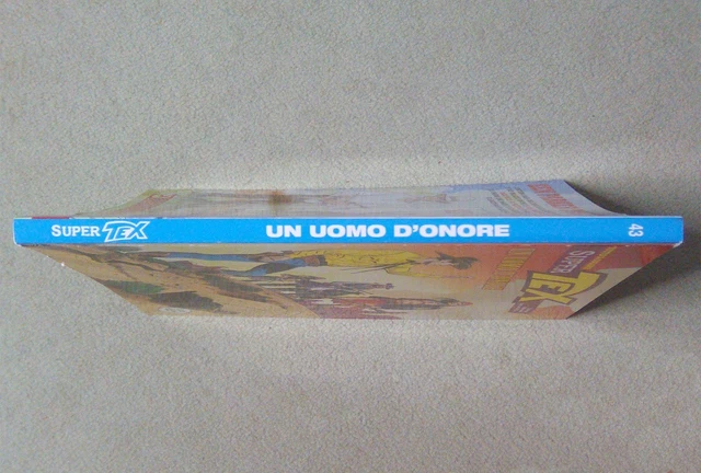 SUPERTEX N. 43 UN UOMO D'ONORE MAGGIO 2025 A COLORI SERGIO BONELLI ...