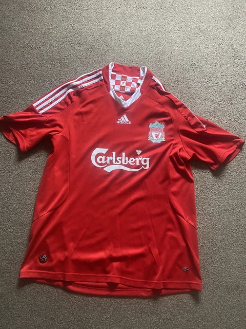 LIVERPOOL 2008/2009/2010 HOME Football Shirt Jersey Adidas Size L Large ...
