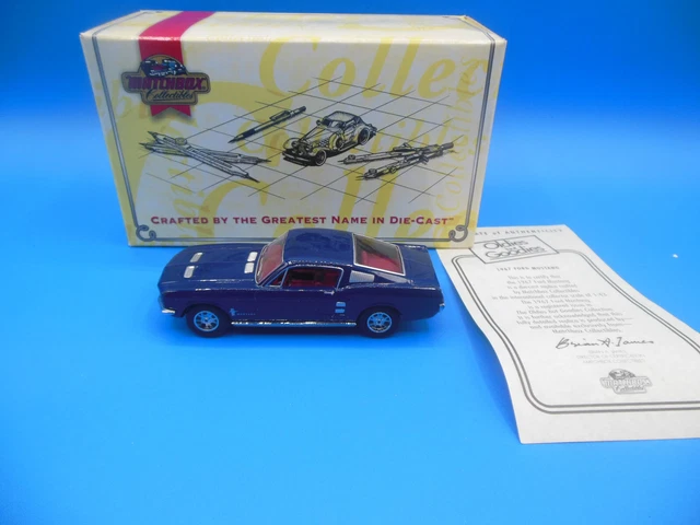MATCHBOX COLLECTIBLES DYG01-M 1967 Ford Mustang in Navy Blue £19.50 ...