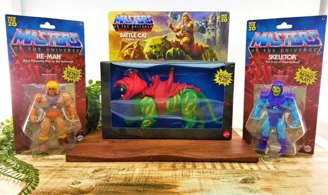 MASTERS OF THE Universe Origins Bundle He-Man Skeletor Battle Cat MOTU ...