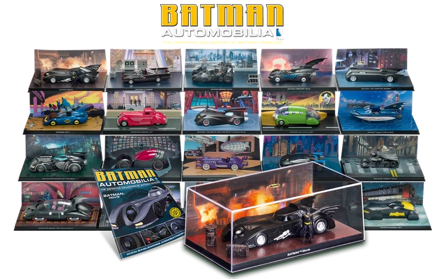 EAGLEMOSS BATMAN BATMOBILE car collection AUTOMOBILE with case ...