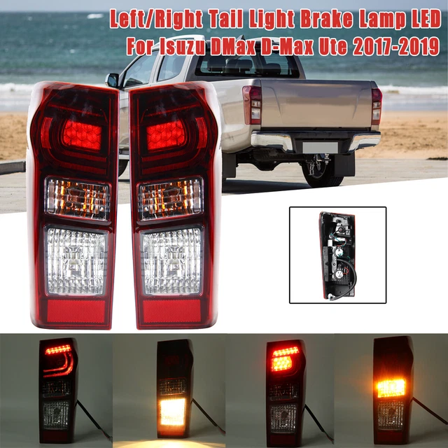 FOR ISUZU DMAX D-Max Ute Pickup 2017-2019 Left+Right LED Rear Tail ...