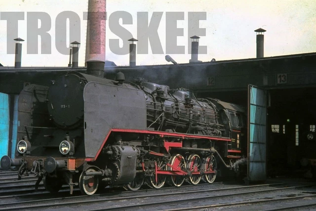 35MM SLIDE PKP Poland Railways Steam Loco Ty5 1 Poznan 1976 Original Polish £7.50 - PicClick UK