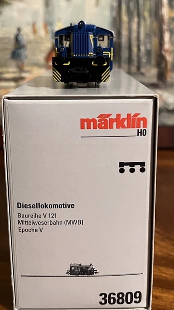 MÄRKLIN SPUR H0 36809 Diesellok BR V 121 KÖF II MWB EP V Digital ...