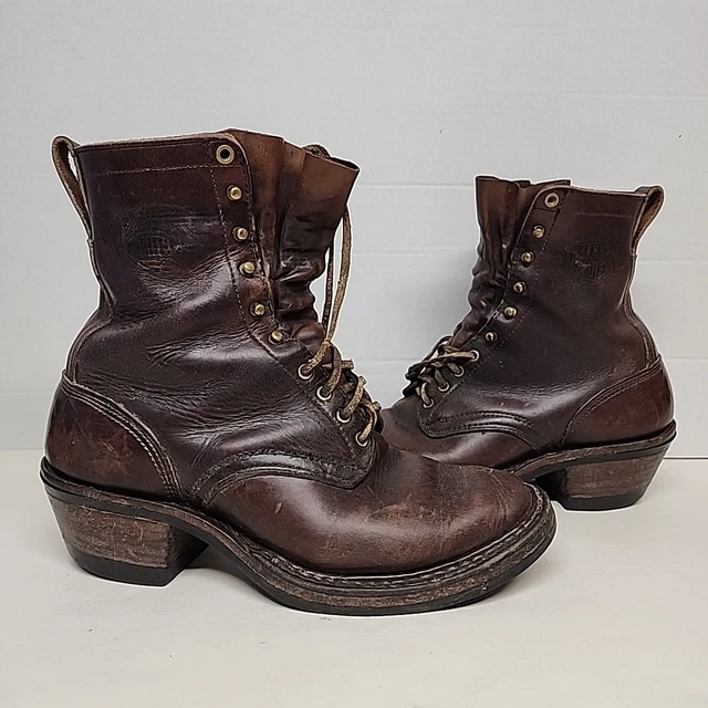 WHITE'S BOOTS VINTAGE Logger Packer Fire Fighting Soft Toe Work Men's ...