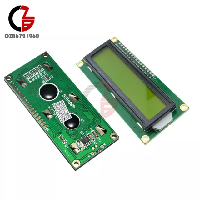 1602 LCD 16X2 Characters HD44780 Controller LCD Display Module Yellow ... 1602 LCD 16X2 Characters HD44780 Controller LCD Display Module Yellow ...