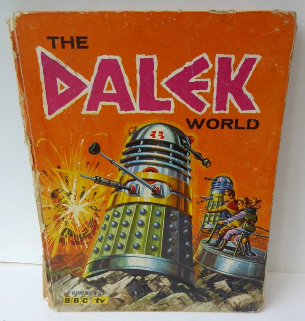 VINTAGE THE DALEK World Dr Who BBC TV Book 2nd Annual 1965 Terry Nation ...