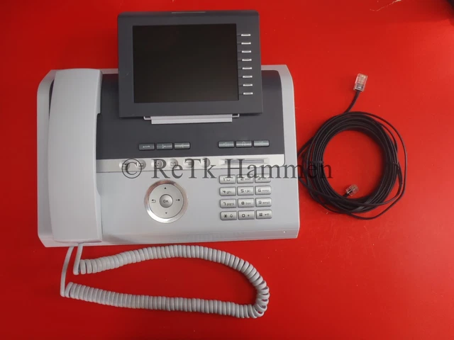 SIEMENS UNIFY OPENSTAGE 60T Systemtelefon eisblau Octophon F660 iceblue ...