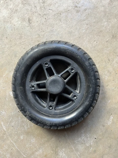 MONARCH SOLAX SMARTI Easy Life Auto Fold Mobility Scooter Wheel SOLID ...