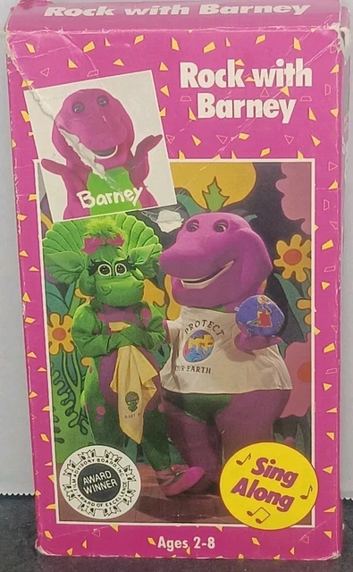 BARNEY & FRIENDS Rock With Barney VHS 1991 Video Tape Kids Sing Along ...