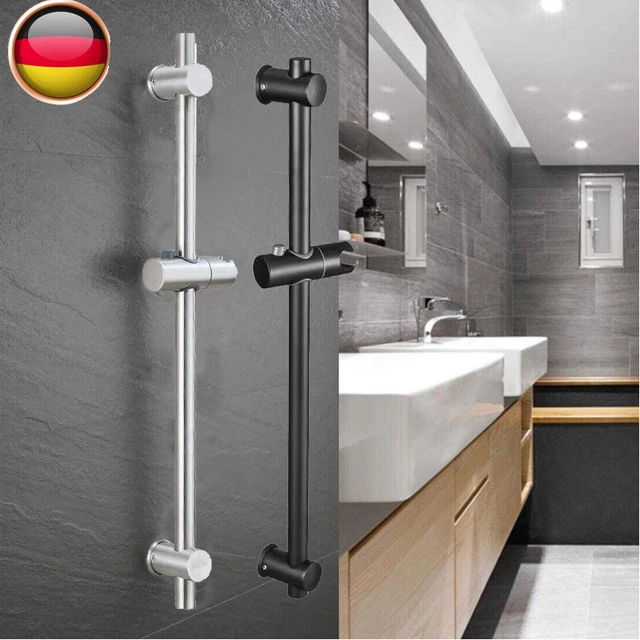 EDELSTAHL VERSTELLBAR DUSCHSTANGE Wandhalterung Variabel Holder ...