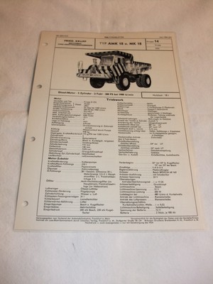 ADVERTISING ADVERTISING VDA Type Blade Vintage Datasheet Truck RUPP AMK ...