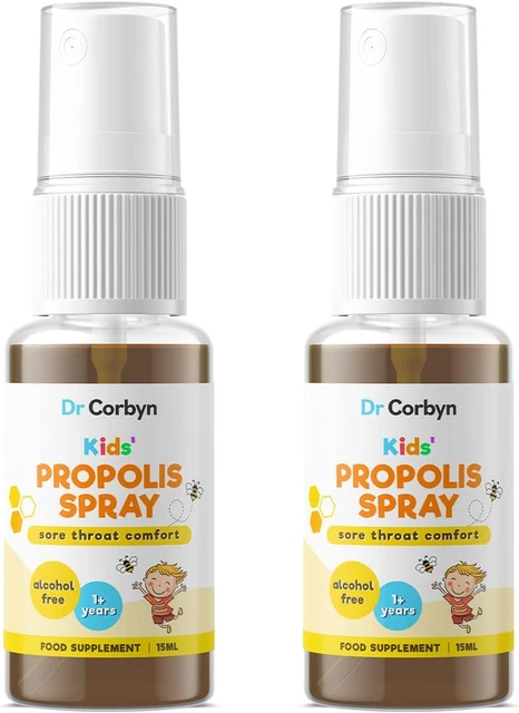 DR CORBYN KIDS' Propolis Spray 15Ml (Pack of 2) | Natural Propolis ...