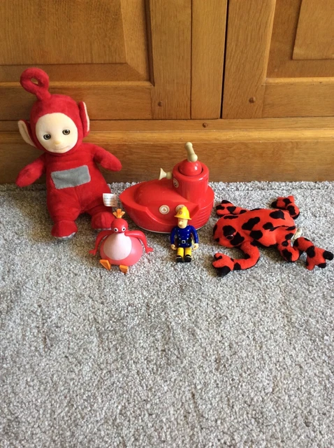 CBEEBIES TOYS BUNDLE twirlywoos boat teletubbies po fireman sam figure ...