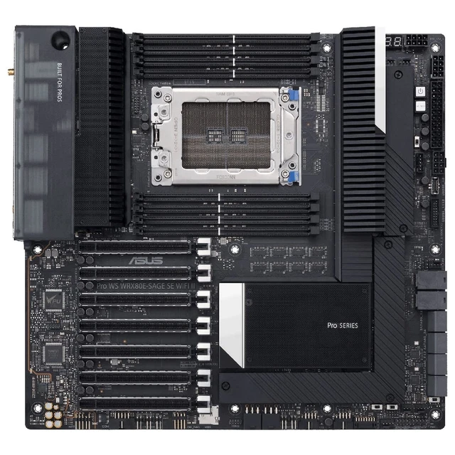 ASUS PRO WS WRX80E-SAGE SE WIFI II, Workstation, AMD WRX80, sWRX8, EATX ...