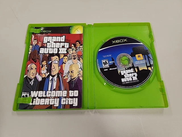 GRAND THEFT AUTO III GTA 3 The Xbox Collection - Jeu et manuel ...