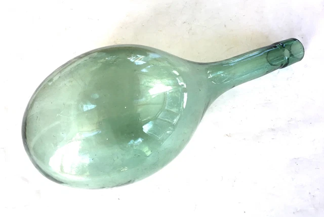 ANCIENNE BOUTEILLE VERRE Soufflé En Forme D’olive Ou Poire Old Bottle ...