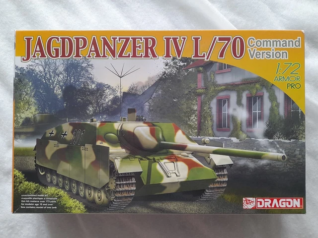 DRAGON 1/72 JAGDPANZER IV L/70 75mm SPG, Late/Command version, PE ...