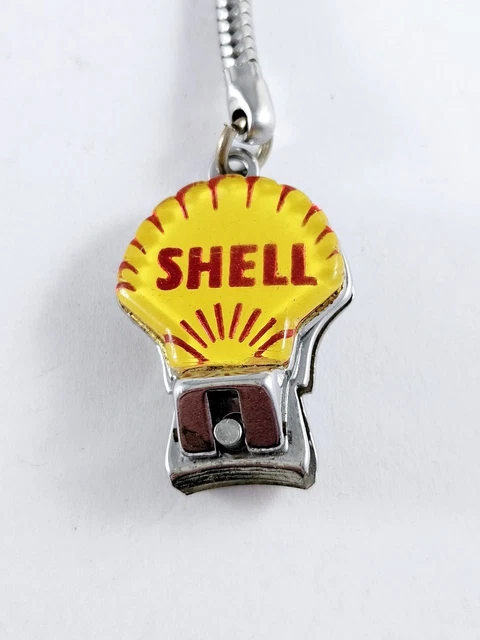 PORTE-CLES - SHELL 1960s Original - COUPE-ONGLES - Vintage Garages ...