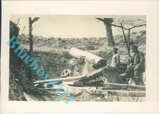 WW1 GERMAN HOWITZER Position With Gunners 7 x 5 inches EUR 32,79 ...