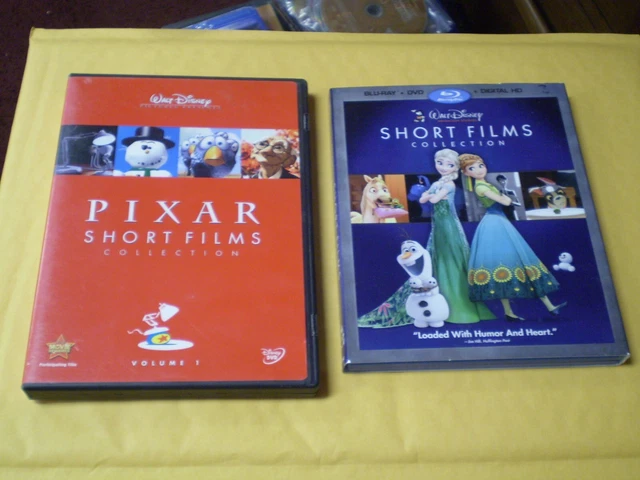 (2) DISNEY PIXAR Short Films Collection Blu-Ray/DVD Lot £6.37 - PicClick UK