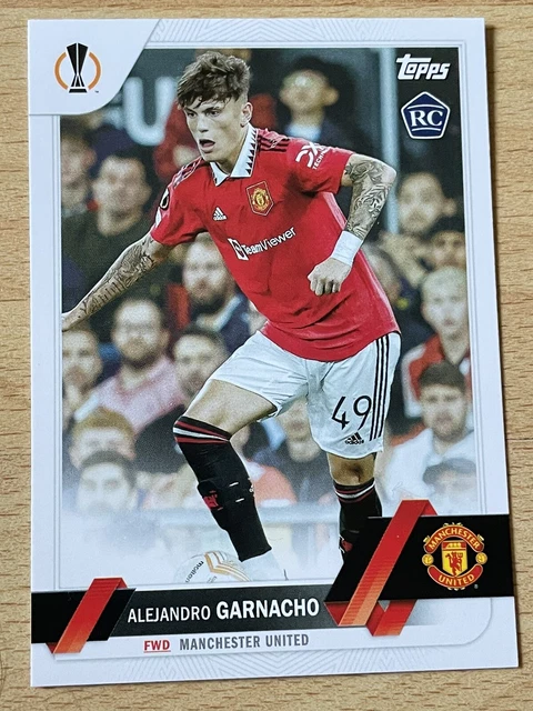 TOPPS UCC FLAGSHIP 2022 2023 Alejandro Garnacho Manchester United ...