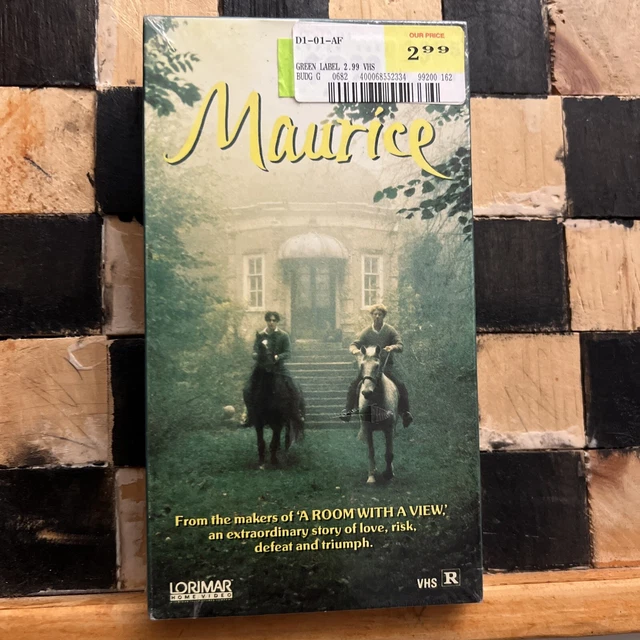 MAURICE VHS TAPE 1987 British Romance Drama James Wilby Hugh Grant Ben ...