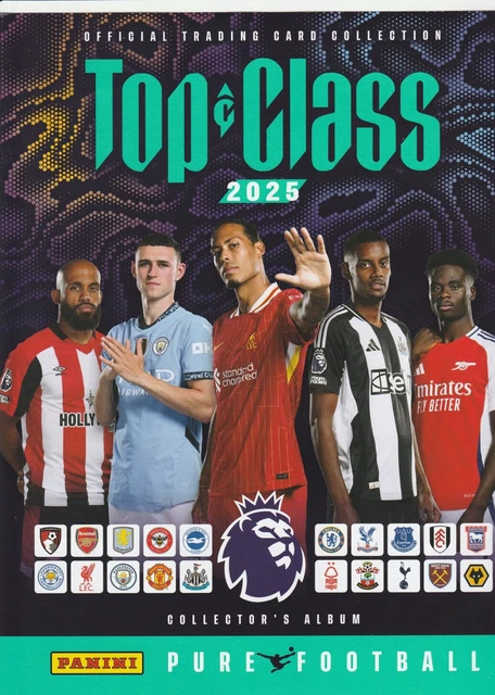 PANINI TOP CLASS 2025 Premier League Master Class Holo Cards £1.00 ...