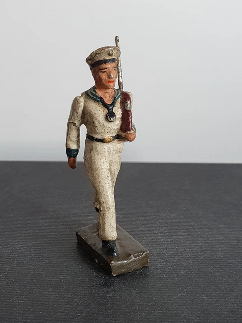 ELASTOLIN LINEOL MARINE Matrose Gewehr Marsch Wehrmacht Militär II. WK Masse EUR 29,99 - PicClick DE