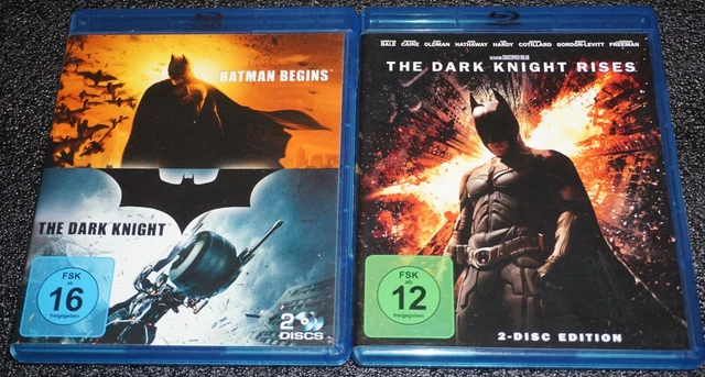 BATMAN 1-3 THE Dark Knight Trilogy (Blu-ray) Komplett. Christopher ...