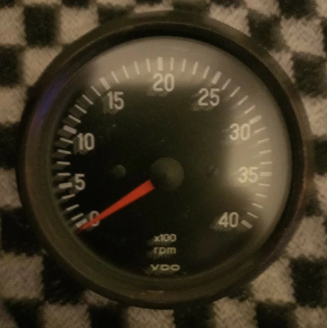 VINTAGE VDO 80MM 4K Boat Rev Counter £69.00 - PicClick UK