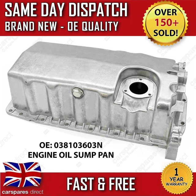 VW GOLF MK4, Bora, Polo, Sharan, Caddy, New Beetle Engine Oil Sump Pan ...