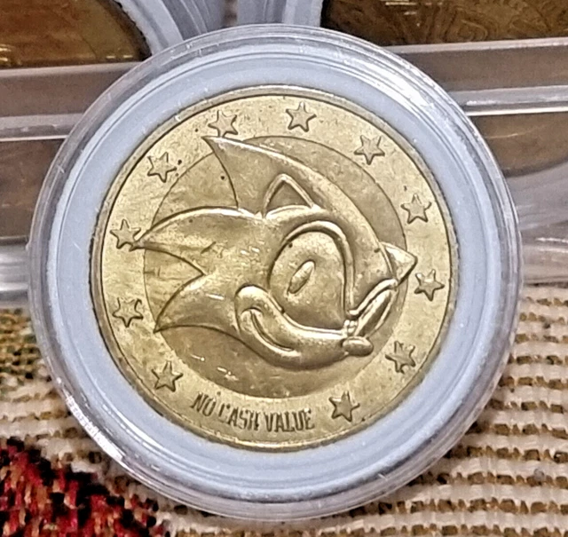 SEGA WORLD SYDNEY Sonic the Hedgehog coin/tokens in original untouched ...
