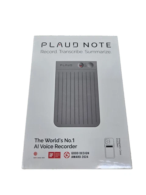 PLAUD NOTE AI Voice Recorder Device | Black 64gb | Brand New & Sealed ...