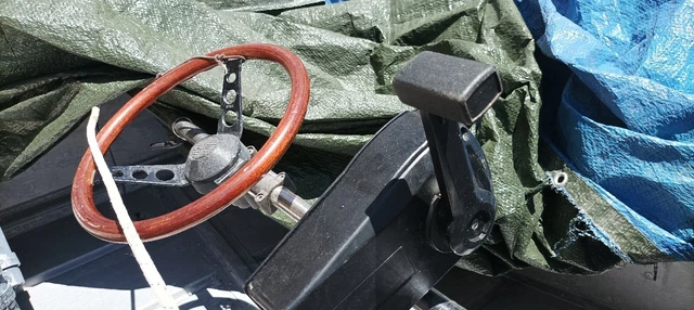 MANETTA BARCA MONOLEVA Fuoribordo Motore Timone Timoneria EUR 180,00 ...