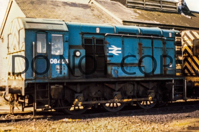 UK DIESEL TRAIN Railway Photograph Of Class 08 08406 Loco. Rm08-71 £1. ...