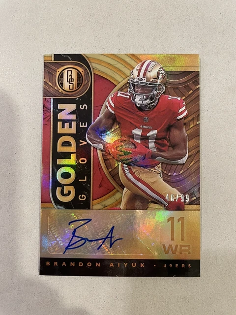 BRANDON AIYUK, 2021 Panini Gold Standard Golden Gloves #GGL-BA Auto ...