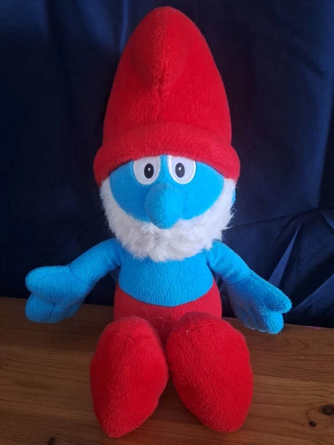 OFFICIAL 2011 PAPA Smurf Plush Soft Toy 15” Plush The Smurfs Play By ...