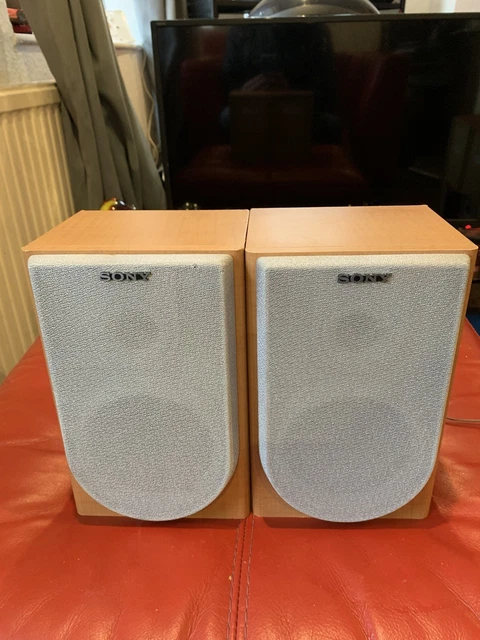 SONY SSCNE3 BOOK Shelf Speakers £18.28 - PicClick UK