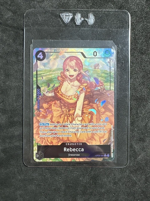 CARTE ONE PIECE TCG OP05-091 Rebecca ALT ART SR Awakening Of The New ...