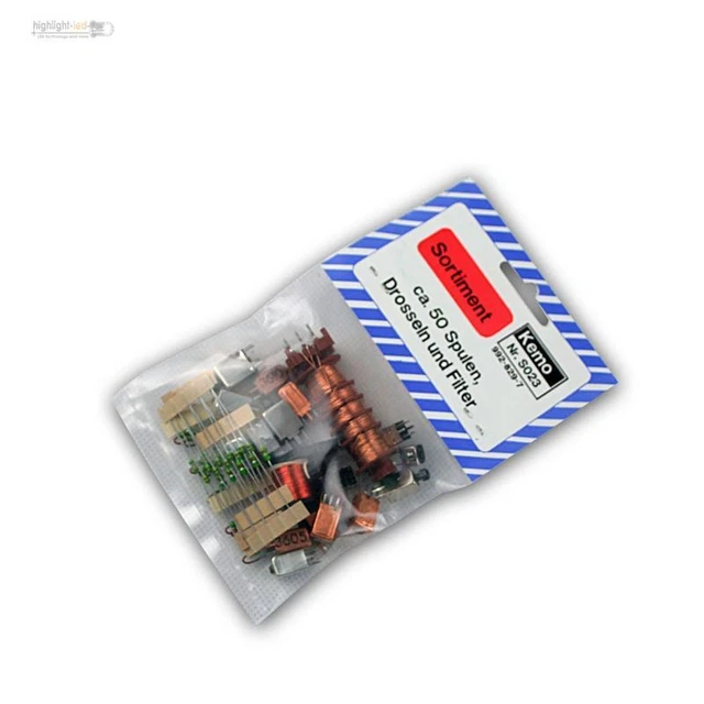 KEMO S023 SORTIMENT Spulen + Drosseln + Filter ca. 50 Stk, coils chokes ...