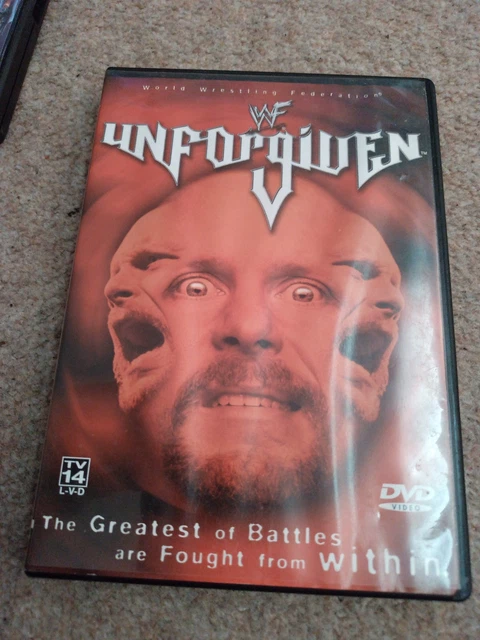 WWF WWE UNFORGIVEN 2001 DVD Stone Cold Vs Kurt Angle, WWE Vs WCW ECW £ ...