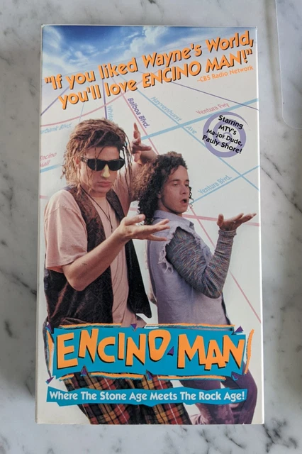 ENCINO MAN VHS Sean Astin Brendan Fraser Pauly Shore Comedy Movie £8.96 ...