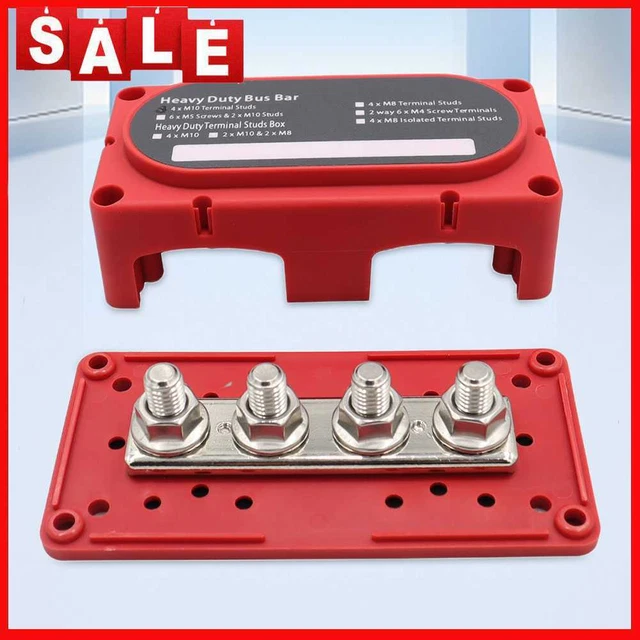 300A 48V POWER Distribution Block Bus Bar Heavy Duty for Automotive Car Boat EUR 22,39 - PicClick DE