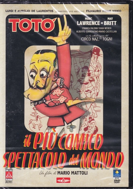 IL PIU' COMICO SPETTACOLO DEL MONDO TOTO' Dvd ::: SIGILLATO ::: 1^Ed. FILMAURO EUR 8,50 ...