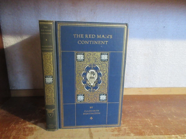 OLD RED MAN'S CONTINENT Book ABORIGINAL AMERICA INDIAN GEOGRAPHY ...