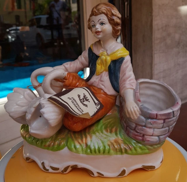 CAPODIMONTE RARA STATUA Firmata Berger Pascal Con Certificato Di ...