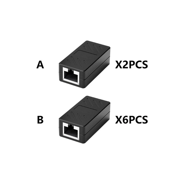 RJ45 NETWORKING EXTENDER Adapter Plug And Play Design For Routers PC ...