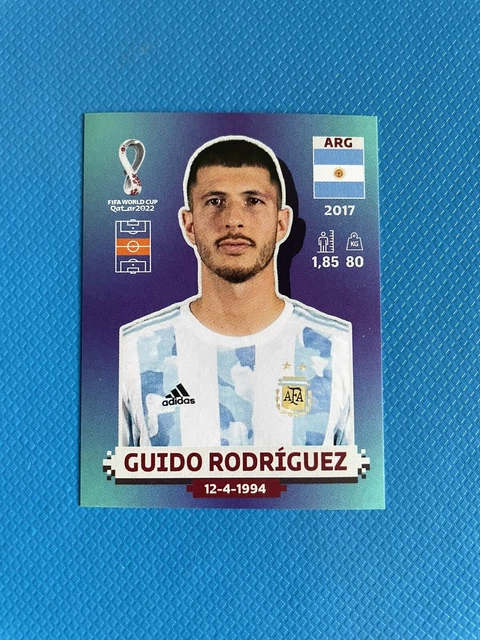 GUIDE RODRIGUEZ N.ARG 14 Argentina QATAR 2022 FIFA World Cup Panini ...
